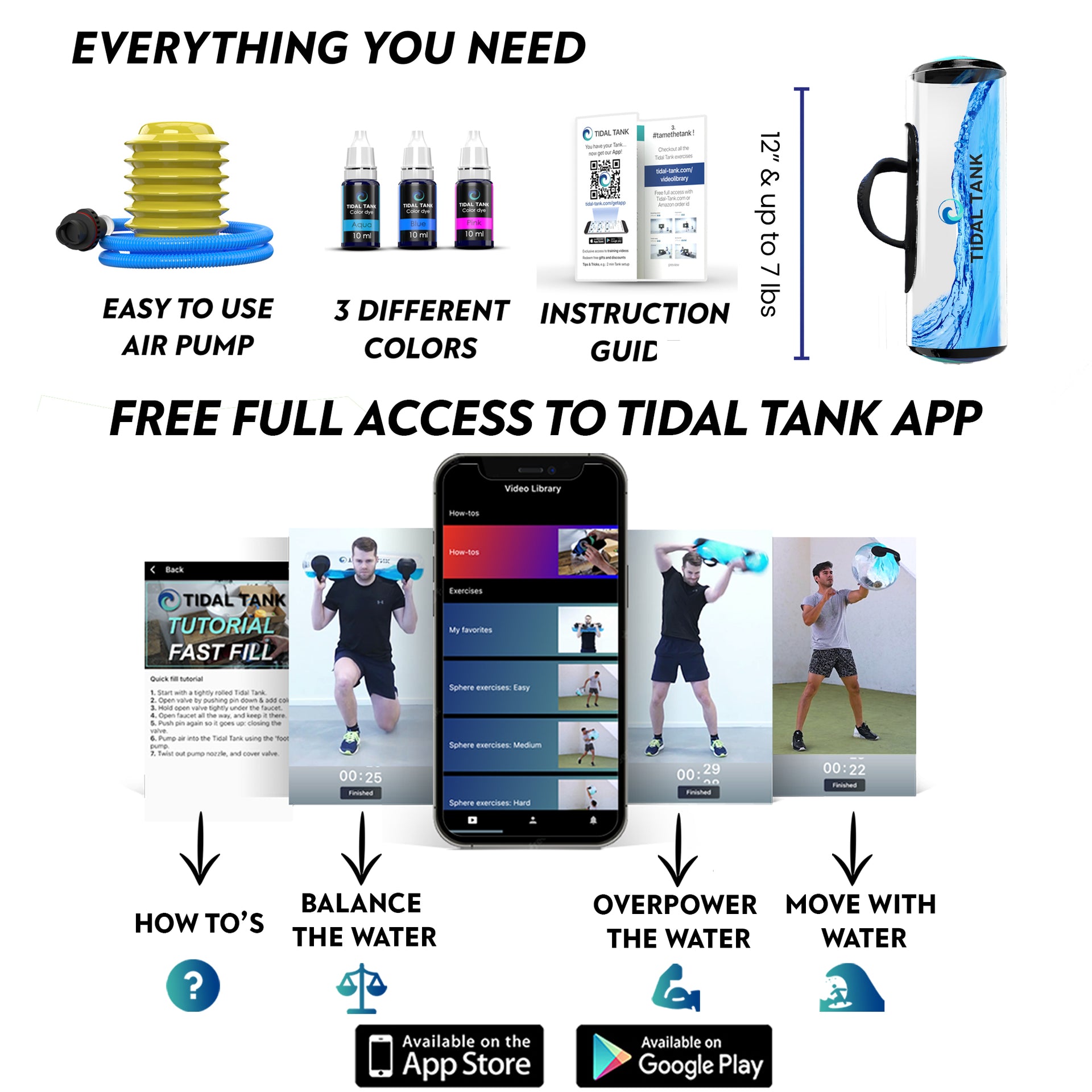 Hand Tank - Up to 7 lb (3kg)