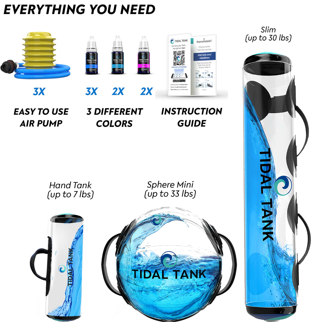 Tidal Tank Baseball Bundle Light - For Youth Athletes